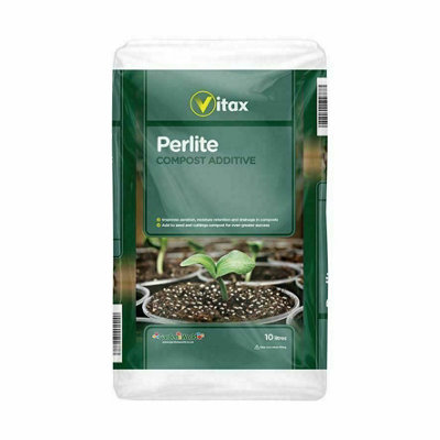 Vitax Perlite Compost Additive Improves Aeration & Soil Drainage 10L ...