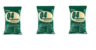 Vitax Q4 Pelleted Fertiliser For Professional Gardeners 20Kg Pack of 3
