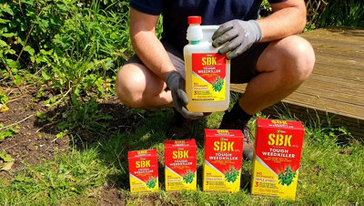 Vitax SBK Tough Weedkiller Concentrate Kills Brambles Nettles Dock and ...