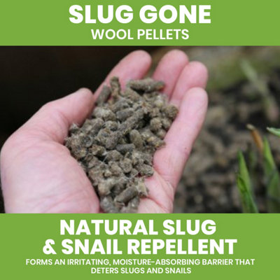 Vitax Slug Gone 1L Natural Wool Pellets for Organic Gardens Protect ...