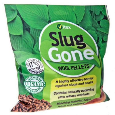Vitax Slug Gone Repellent Wool Pellets Effective Slug Snail Barrier ...