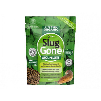 Vitax Slug Gone Wool Pellets Multi Colour (3.5 litre)