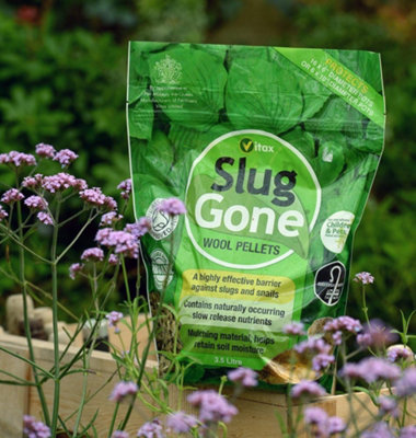 Vitax Slug Gone Wool Pellets Natural Organic Barrier To Protect Borders ...