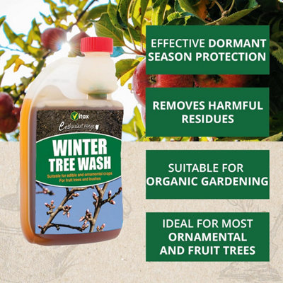 Vitax Winter Tree Wash Organic Insect Control for Fruit Trees Removes ...