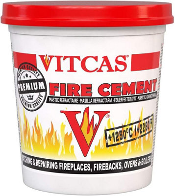 VITCAS FIRE CEMENT 500g - deal to use for firebricks, blockworks, stone ...