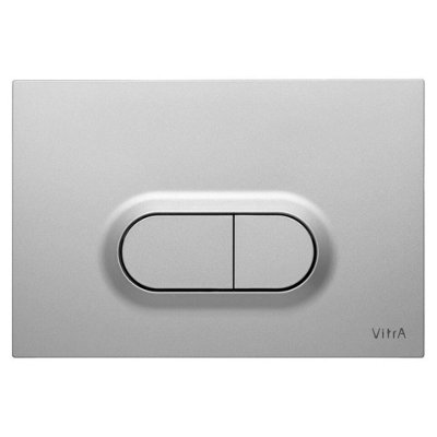 VitrA 1.12m Wall Hung Concealed Cistern WC Frame with Vitra Loop O in Chrome