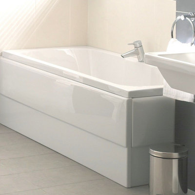 VitrA Optima 1500X700 Standard Bath no tap hole - White