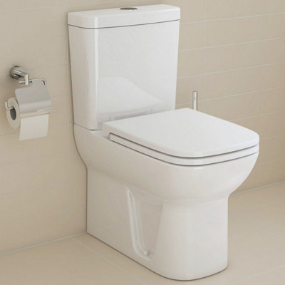 Vitra S20 Fully back to wall close coupled pan cistern and standard seat