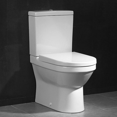 Vitra S50 Rimless Fully back to wall close coupled pan cistern and ...