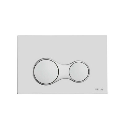 Vitra Sirius Wall Mounted Round Mechanical Dual Flush Control Panel ...