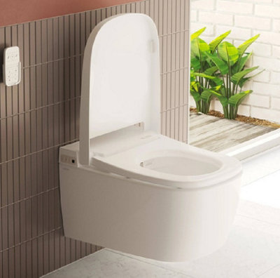 VitrA V-Care Smart Wall-Hung Essential Model Toilet and Soft Close Seat