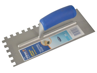 Vitrex 10mm Notched Adhesive Trowel with Soft Grip Handle - Perfect for ...