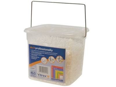 Vitrex 2.5mm Wall Tile Spacers - 3000 Pack for Professional Tile ...
