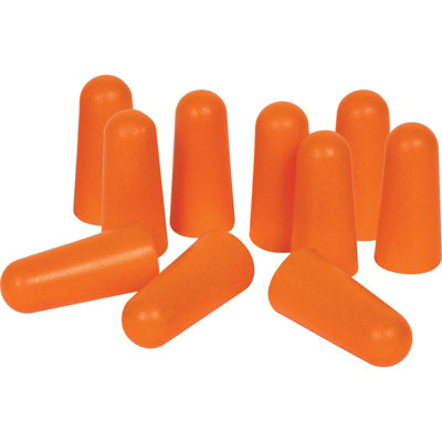 Vitrex Tapered Ear Plugs (Pack of 5) Orange (One Size)