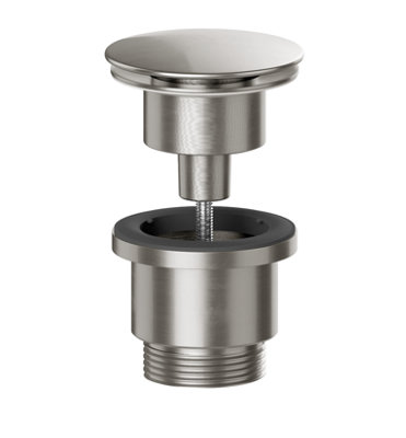 Viva Brushed Nickel Universal Clicker Basin Waste BWUNI/BN