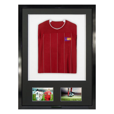 Vivarti DIY Sports Shirt Display 3D + Double Aperture Gloss Black Frame ...