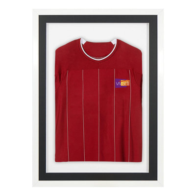 Vivarti DIY Sports Shirt Display 3D White Frame 50 x 70cm Black Mount ...