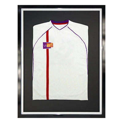 Vivarti DIY Sports Shirt Display Standard Gloss Black Frame 60 x 80cm ...