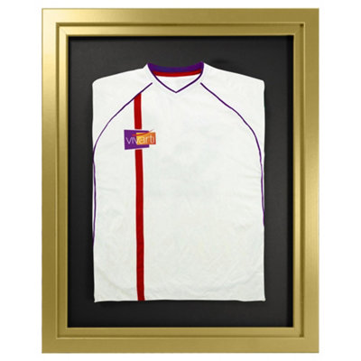 Vivarti DIY Sports Shirt Display Standard Gold Frame 40 x 50cm Gold ...