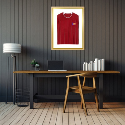 Vivarti DIY Sports Shirt Display Standard Oak Frame 60 X 80cm Gold ...