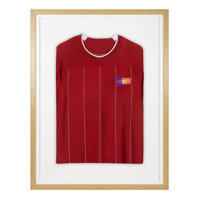 Vivarti DIY Sports Shirt Display Standard Oak Frame 60 x 80cm White ...