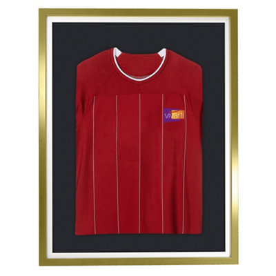 Vivarti DIY Standard Sports Shirt Display Gold Frame 50 x 70cm White ...