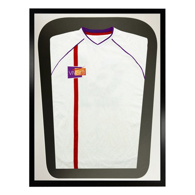 Vivarti DIY Tapered 3D Mounted Sports Shirt Display Black Frame 50 x ...