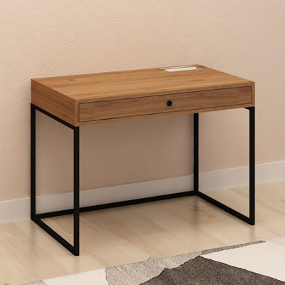 Vivense - Ramirez Computer Desk Oak | DIY at B&Q