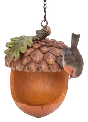 Vivid Arts Hanging Robin Acorn Feeder (Size F) | DIY at B&Q