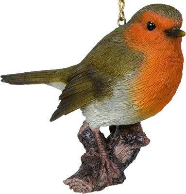 Vivid Arts Hanging Robin on Branch Ornament