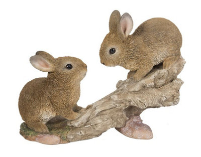 Vivid Arts Playful Climbing Baby Rabbits - Size B | DIY at B&Q