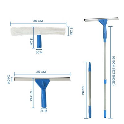 Vivid Extendable Window cleaning Kit GEM-CLE0846