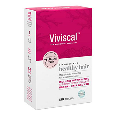 Viviscal Biotin Hair Supplement For Women, Pack of 180 & Zinc Tablets ...
