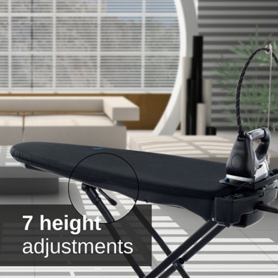 Vivo Full Steam, Folding ironing board in black with boiler stand ...