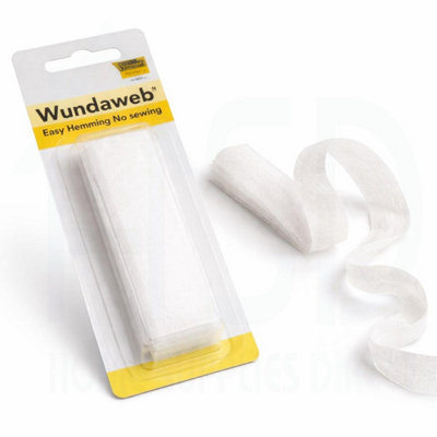 Vlieseline Wundaweb Iron On Hemming Tape 20mm x 5m (2 Pack) - No Sew ...