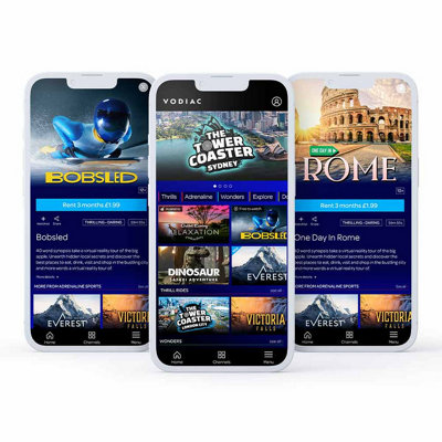 Vodiac Virtual Reality Headset In White