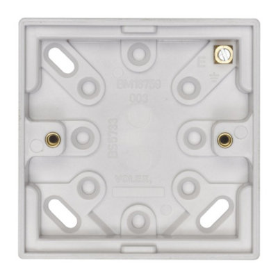 Volex VX9404 Moulded Surface Pattress Boxe 16mm - 1 Gang