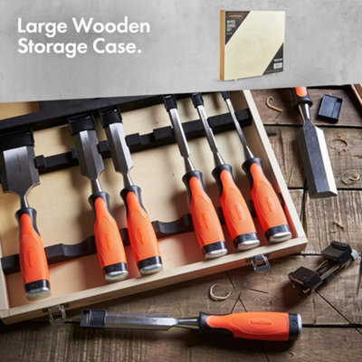 VonHaus 10pcs Chisel Set with Storage Case