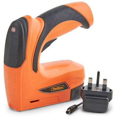 VonHaus 3.6V Cordless Nailer & Stapler/Tacker/Staple & Nail Gun 2 in 1 ...