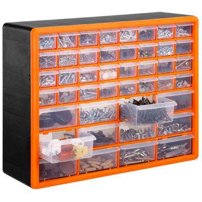 VonHaus 44 Drawer Organiser Cabinet - Multi Drawer Garage, Shed & Home ...