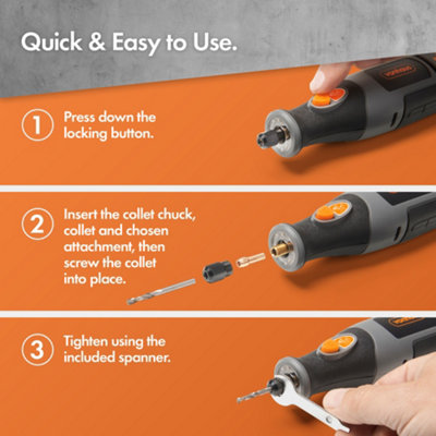 VonHaus 5 Speed Varaible Control Rotary Tool