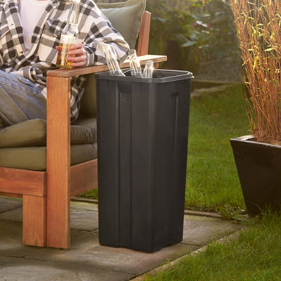 VonHaus 60L Waste & Recycling Kitchen Bin, 2 x 30L Compartment ...
