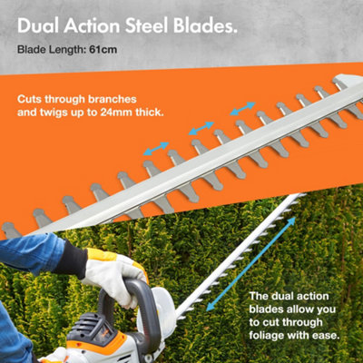 24 electric hedge trimmer store