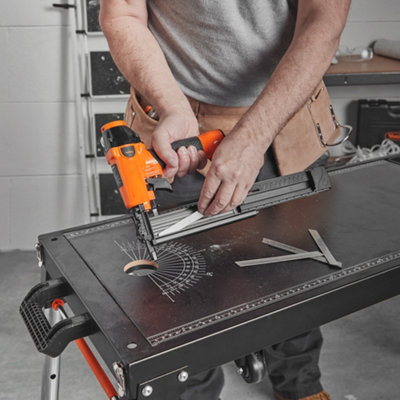 VonHaus Air Nail Gun 50mm 18 Gauge Brad Nailer Stapler 2 in 1 120 max PSI