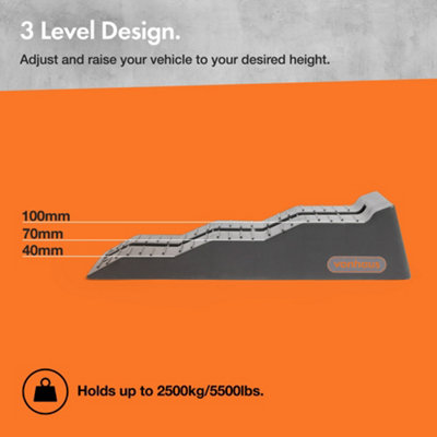 VonHaus Caravan Levelling Ramp Set, Heavy Duty Chocks for Motorhome, RV ...