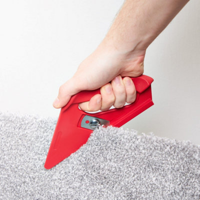VonHaus Carpet Stretcher, Carpet Fitting Kit with Cutter & Steel Bolster