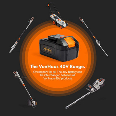 Vonhaus hedge trimmer battery store