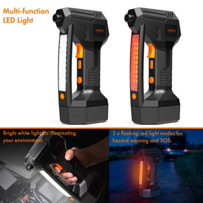 VonHaus Cordless Tyre Inflator 12V, Electric Tyre Pump with 125 PSI ...