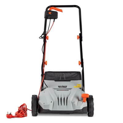 VonHaus Electric Garden Rake 1300W, Lawn Raker with 28L Collection Box ...