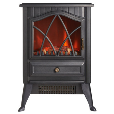 VonHaus Electric Stove Heater 1800W, Indoor Log Wood Burner Burning ...